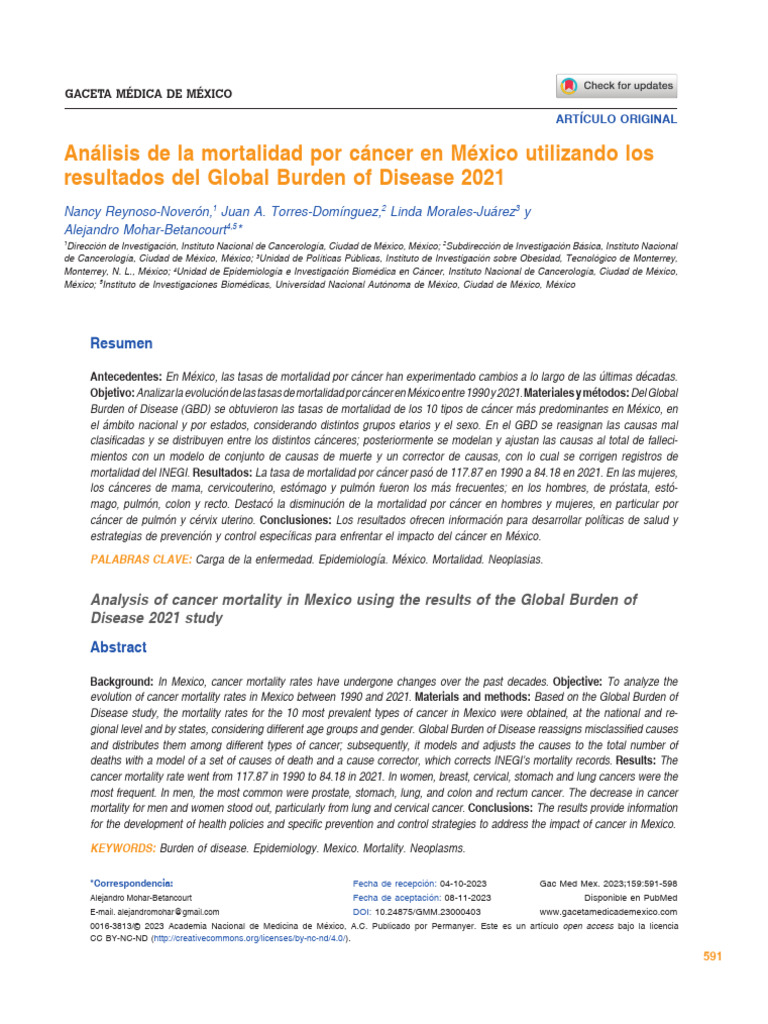 2696 1288 GMM 159 6 591 | PDF | Cáncer | Cáncer de pulmón