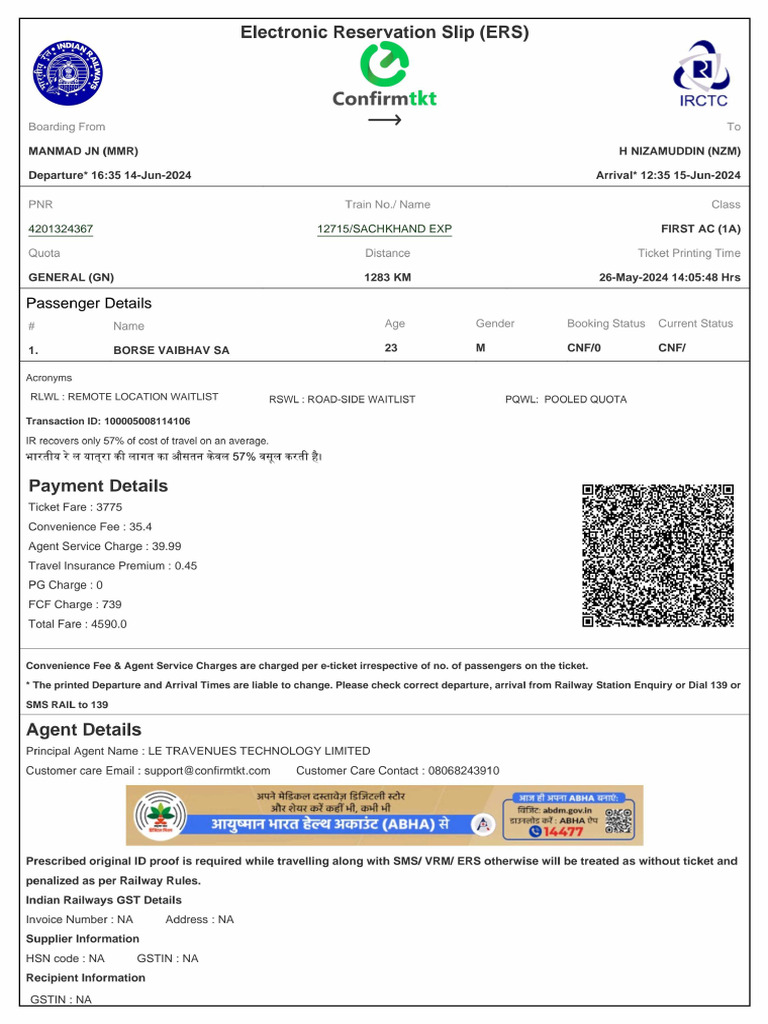 Return Ticket | PDF