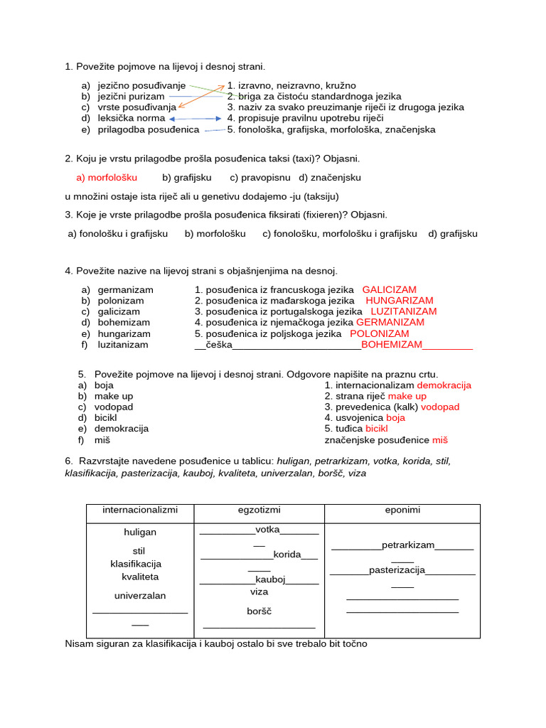 Zadaci Za Ponavljanje | PDF