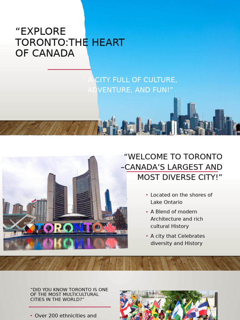 Exploring The City of Toronto | PDF | Toronto
