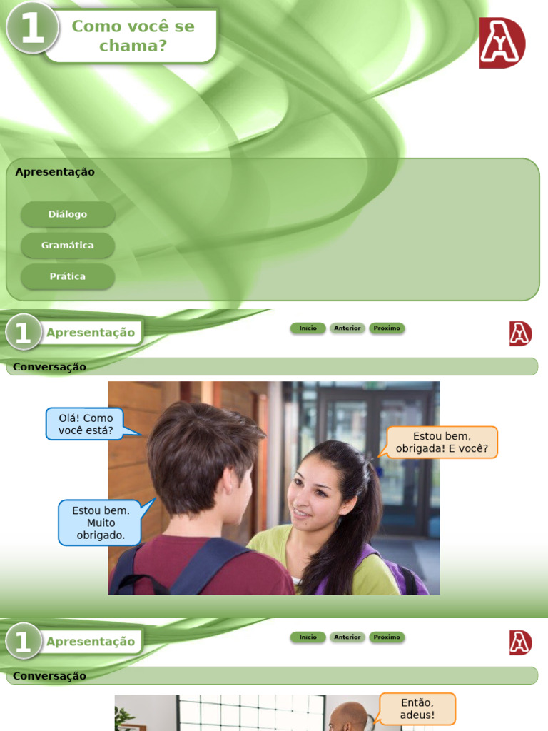 Unidade 1 - Como Se Chama | PDF