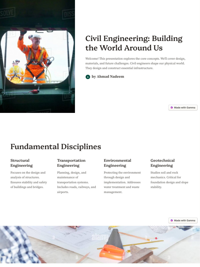 Civil Engineering: Key Concepts & Careers | PDF | Civil Engineering ...