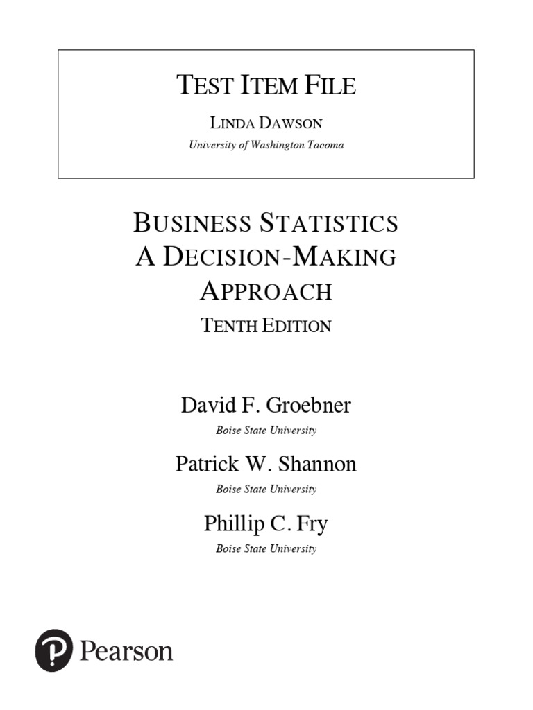 Business Statistics A Decision Making Ch1 | PDF | Statistics | Sampling (Statistics)