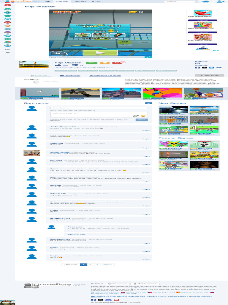 Flip Master - ? Online Game | PDF