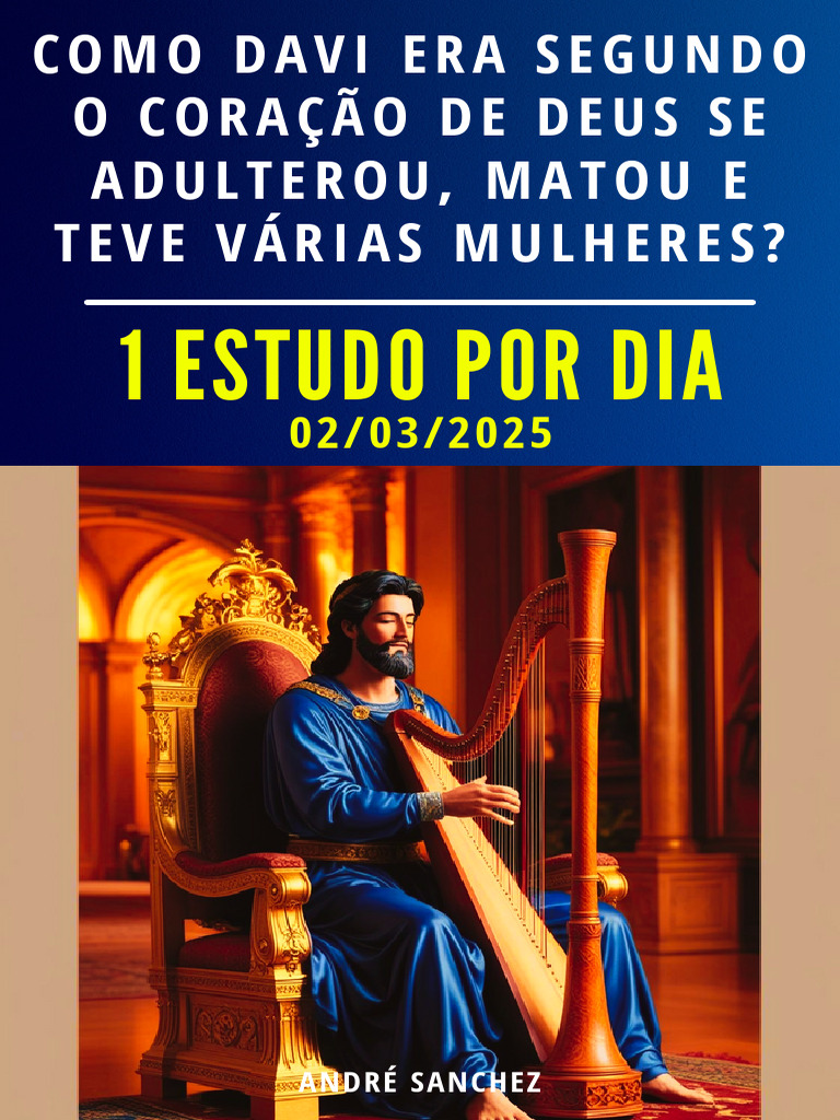 Davi: Homem Segundo o Coração de Deus | PDF | Pecado | Davi