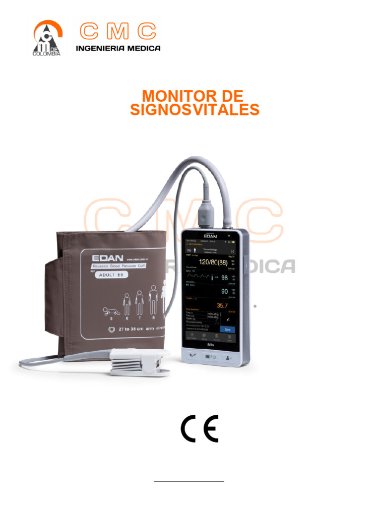 Ficha Tecnica Monitor Signos Vitales EDAN iM3S | PDF | Fenómenos de transporte