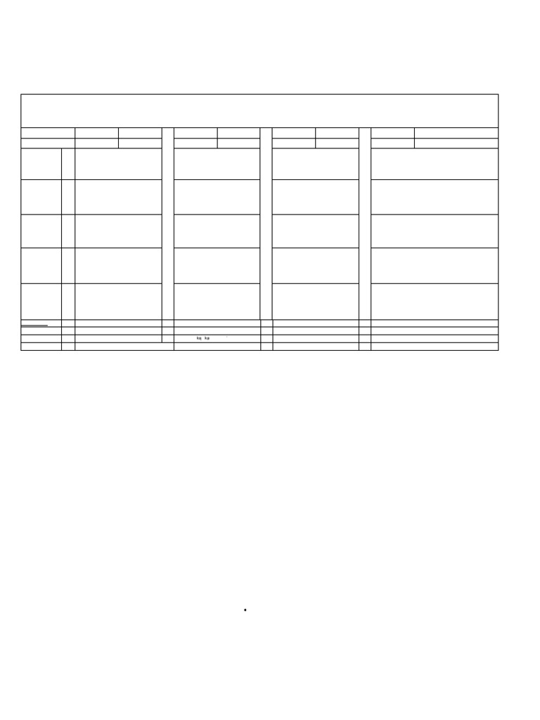 Year 1. Timetable. Sem 1. P-S 2024 | PDF