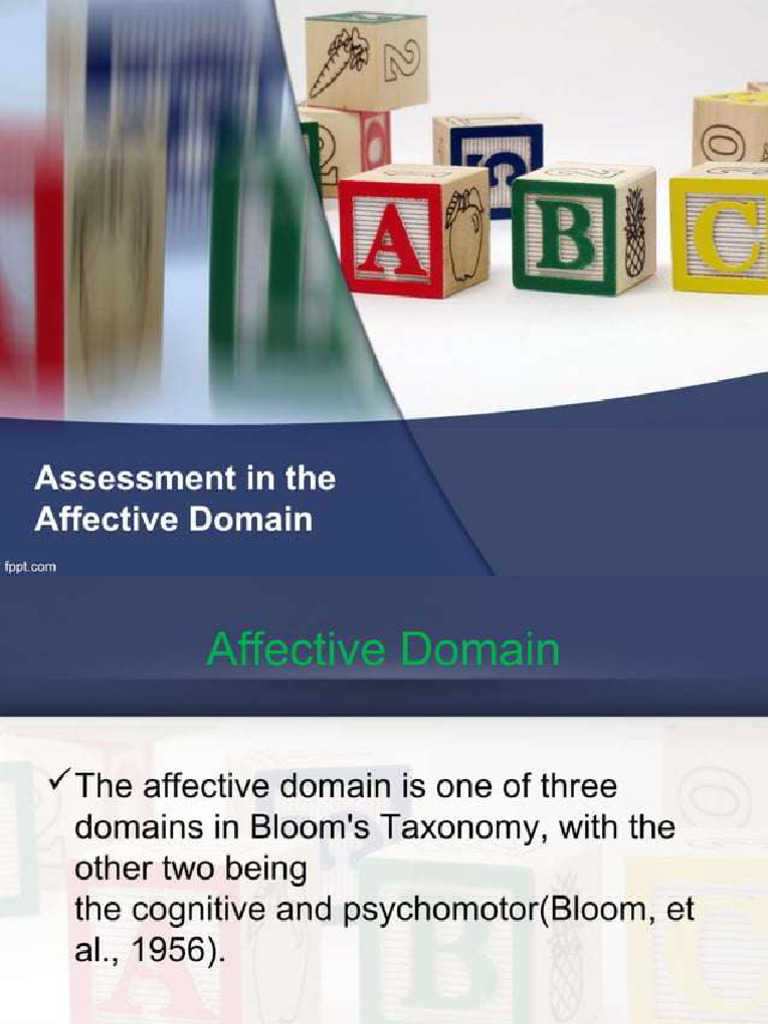 Assessment of Affective Domain | PDF