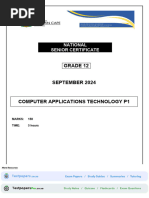 Grade 12 CAT P1 Exam Paper 2025 | PDF | Html Element | Spreadsheet