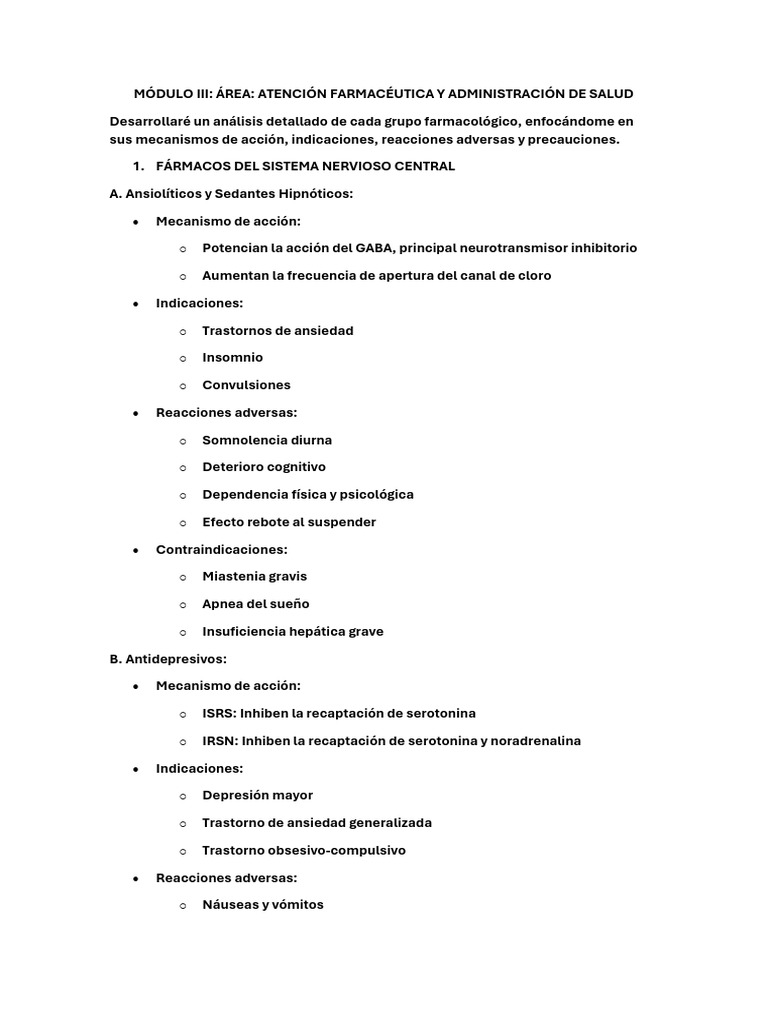 Módulo Ii-2b - Área - Atención Farmacéutica y Administración de Salud ...
