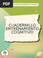 Cuaderno Estimulación Cognitiva Psicocortex | PDF | Ciencia cognitiva | Neurociencia