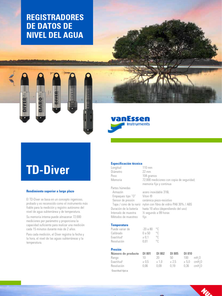VEI DiverBooklet2016 Es | PDF | Sensor | Agua