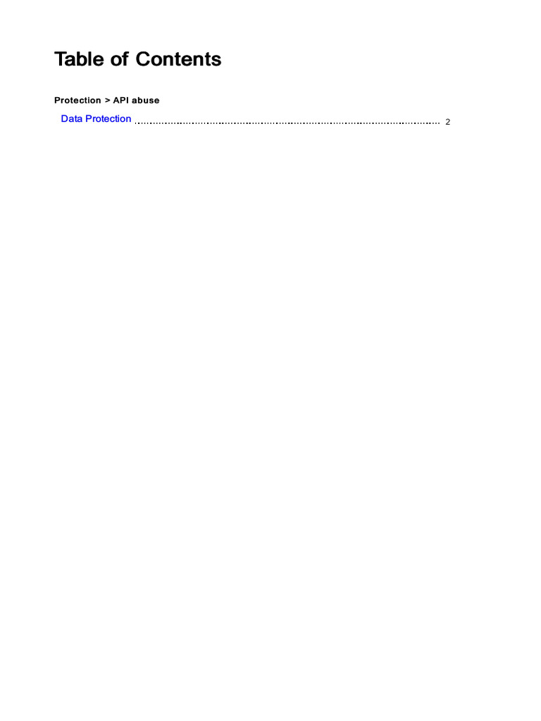 API Data Protection and DLP Guide | PDF | Authentication | Information ...