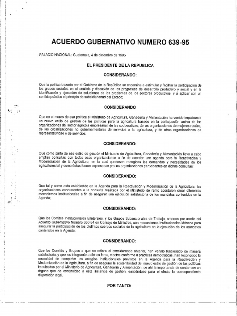 CONADEA Agub 639-95 | PDF