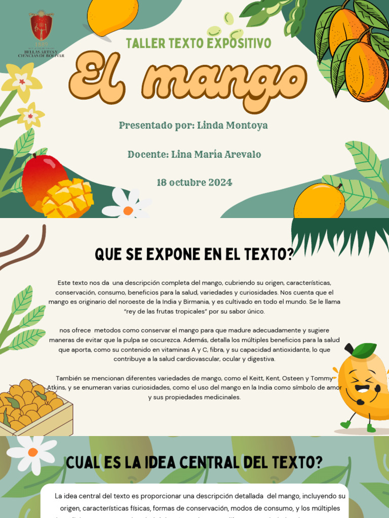 Todo sobre el mango: origen y beneficios | PDF | Mango | Fruta