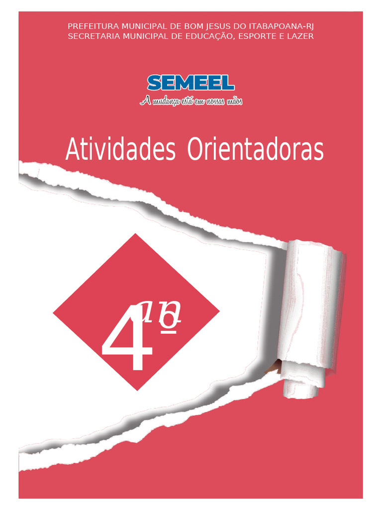 ATIVIDADES-4o-ANO - 2 SEMETRE | PDF