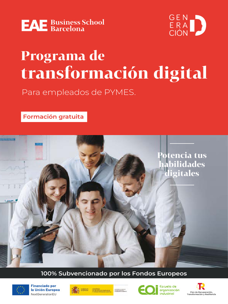 Programa Empleados EAE DIGITAL | PDF | Pequeñas y medianas empresas | Negocios económicos
