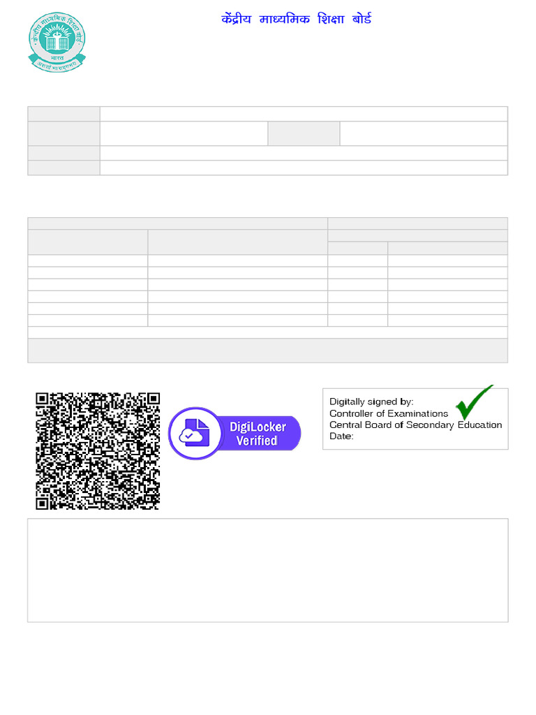 In Gov cbse-SSCER-22051612010 | PDF | Schools | Secondary Education