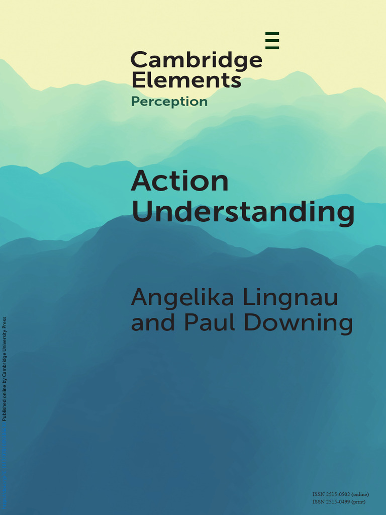 Action Understanding | PDF | Perception | Neuroscience