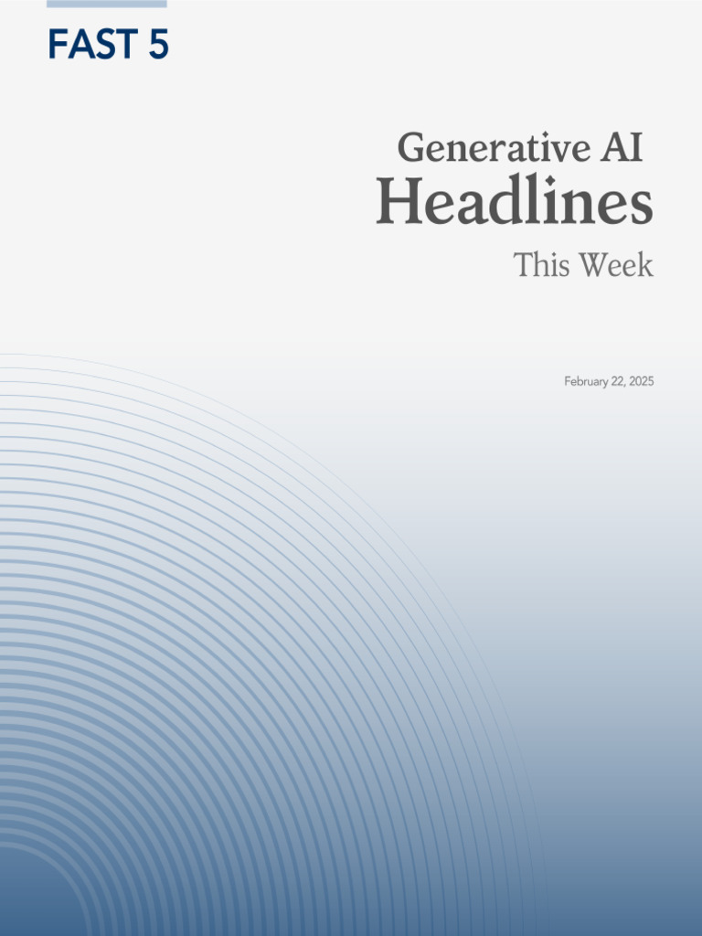 Gen AI Headlines This Week | PDF