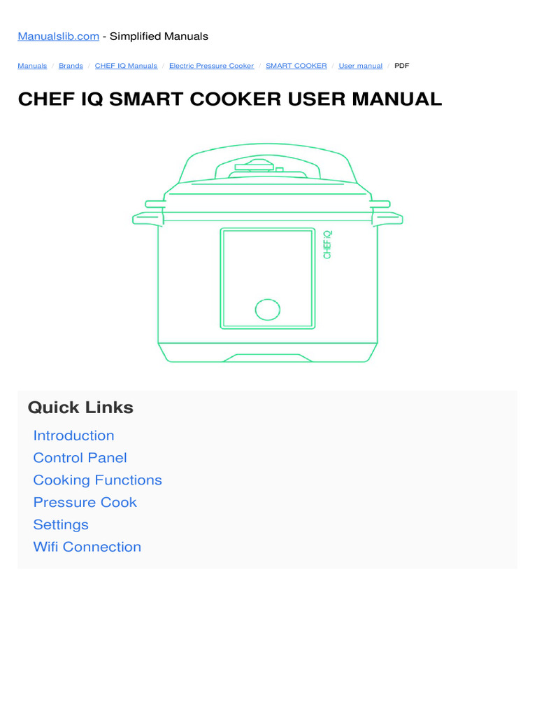Smart Pressure Cooker 546fe5 | PDF | Pressure Cooking | Sautéing