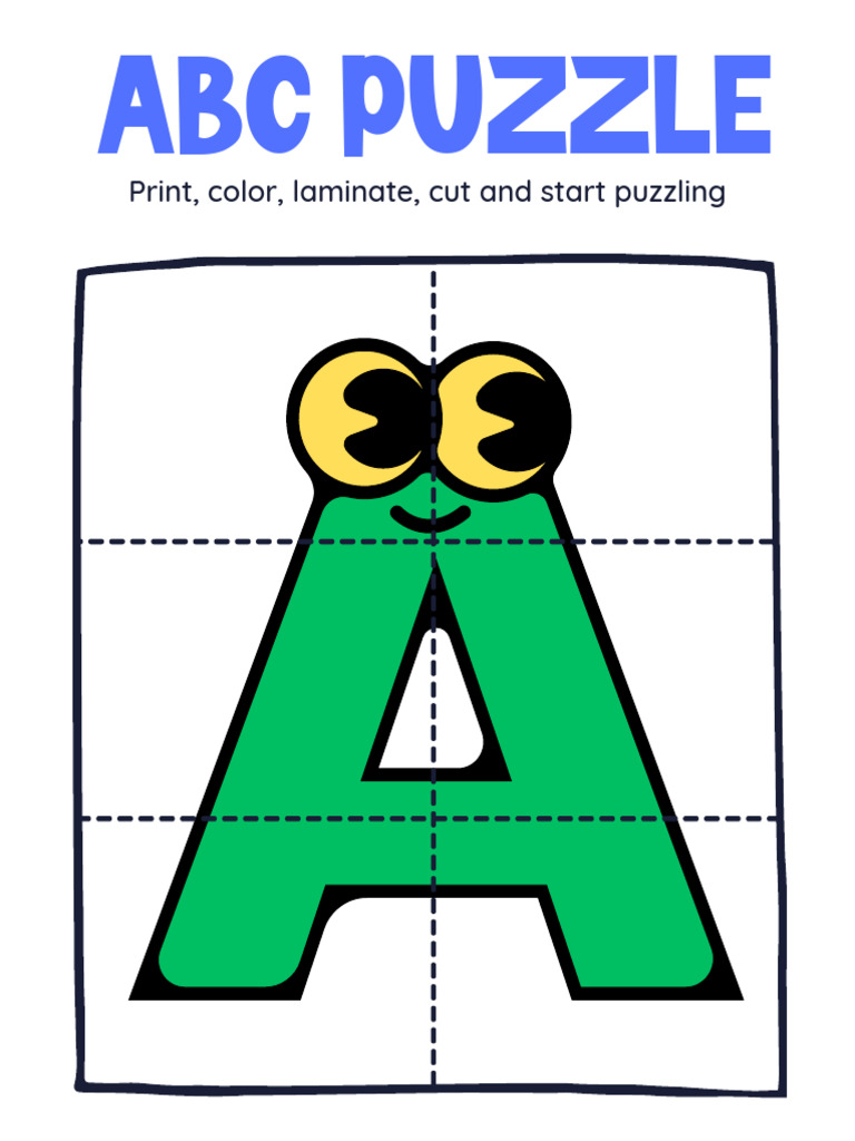 Alphabet Puzzle Set | PDF