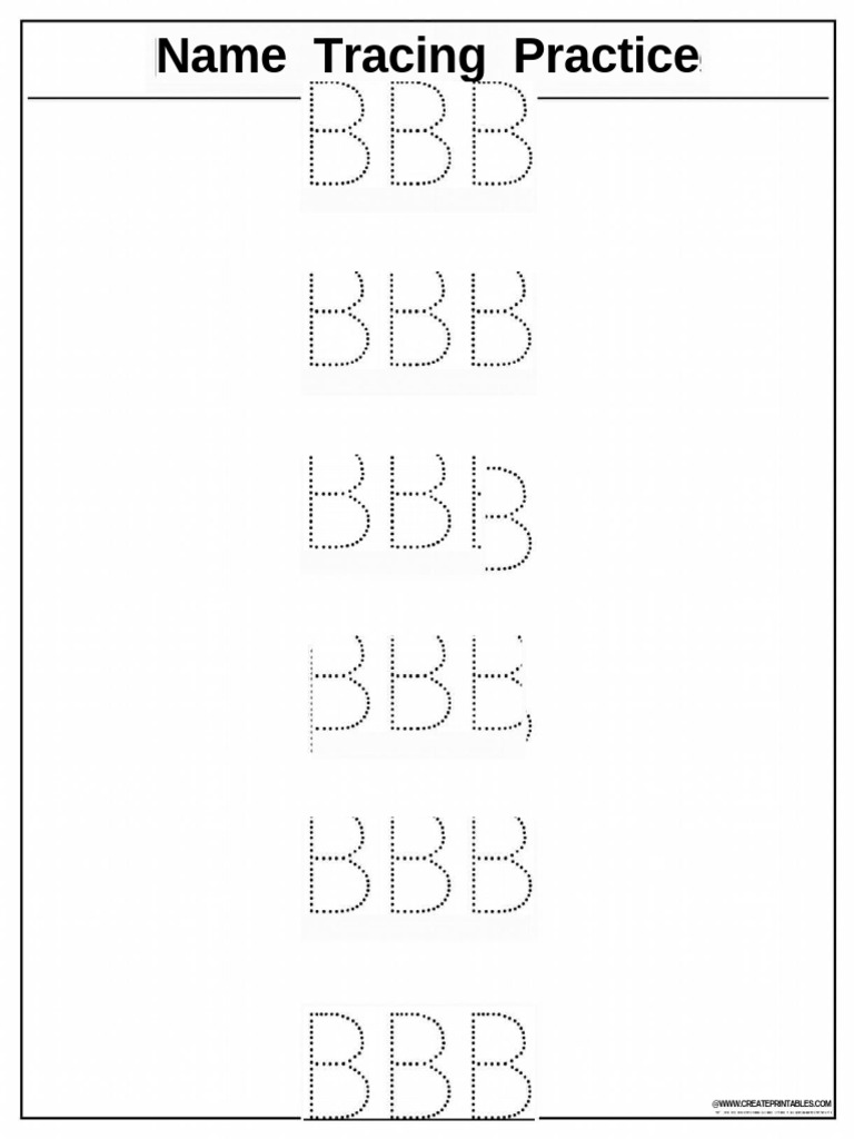 CreatePrintables.com Name Tracing Practice 0F7C 6962 AEBD | PDF