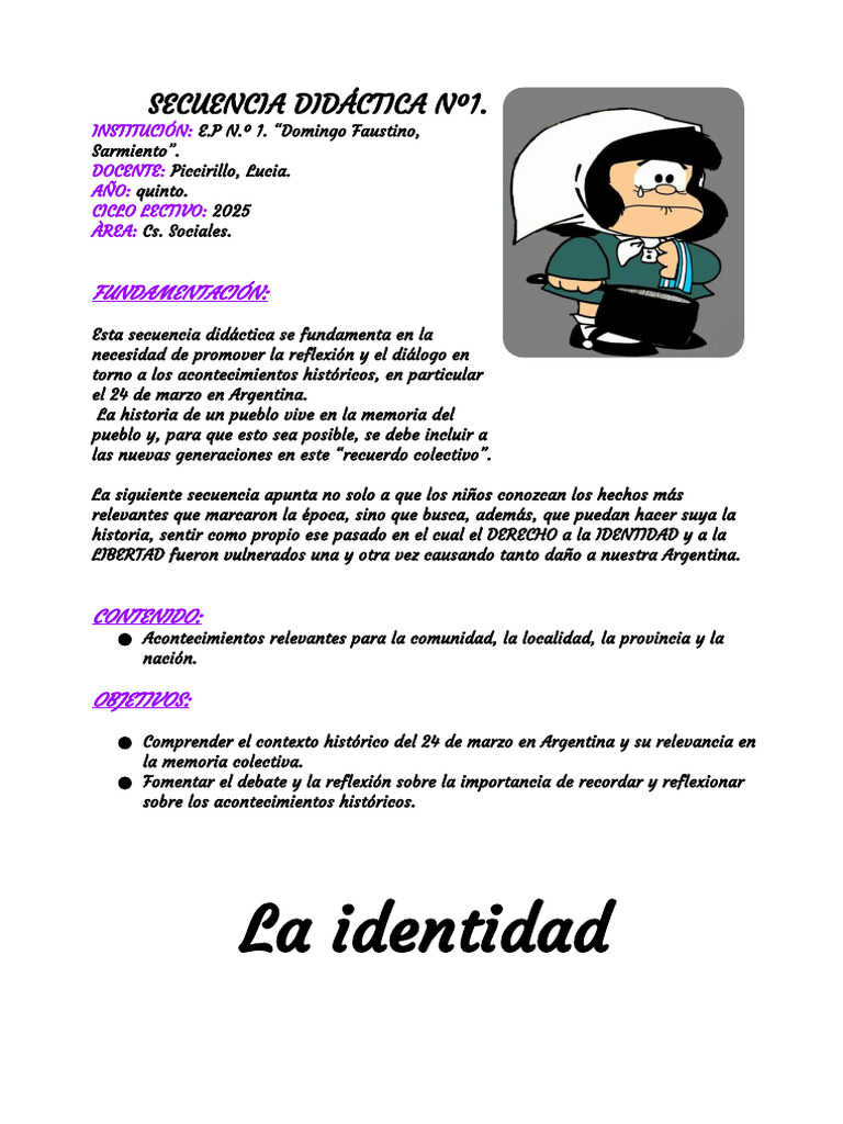 Secu N°1 Efemérides 2025 | PDF