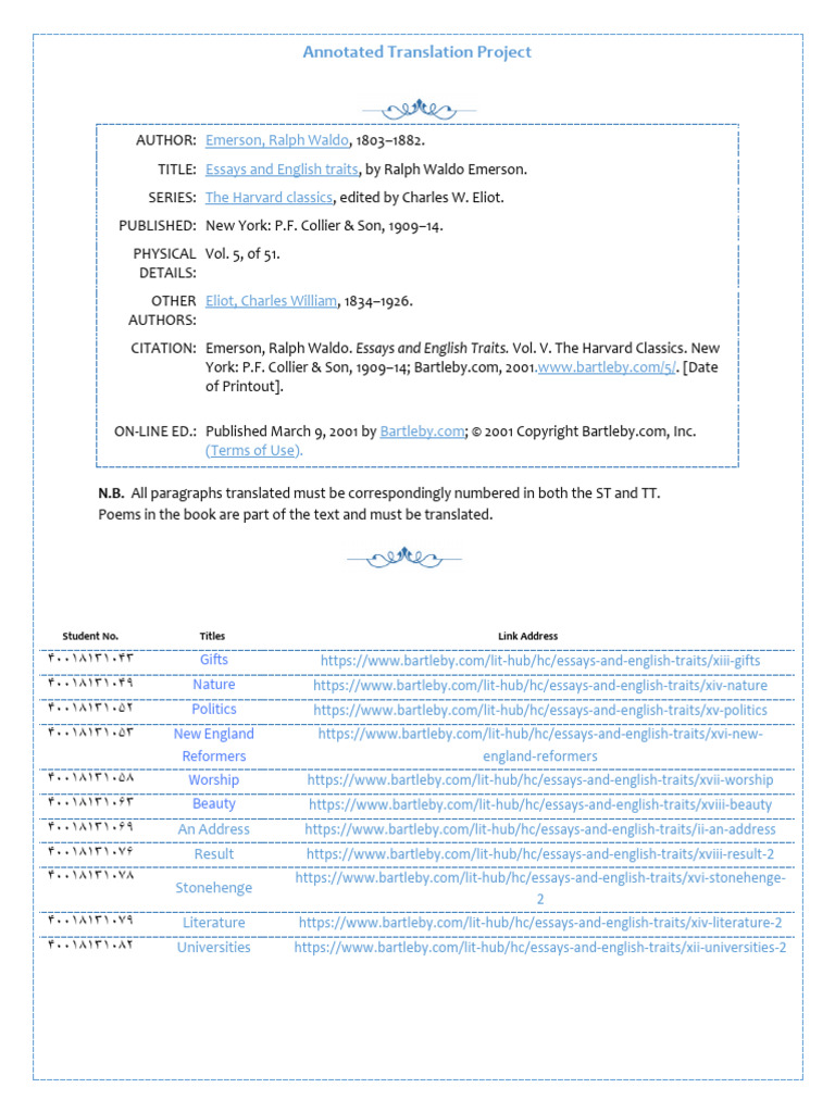 Projetc List 4032 | PDF | Harvard University | Books