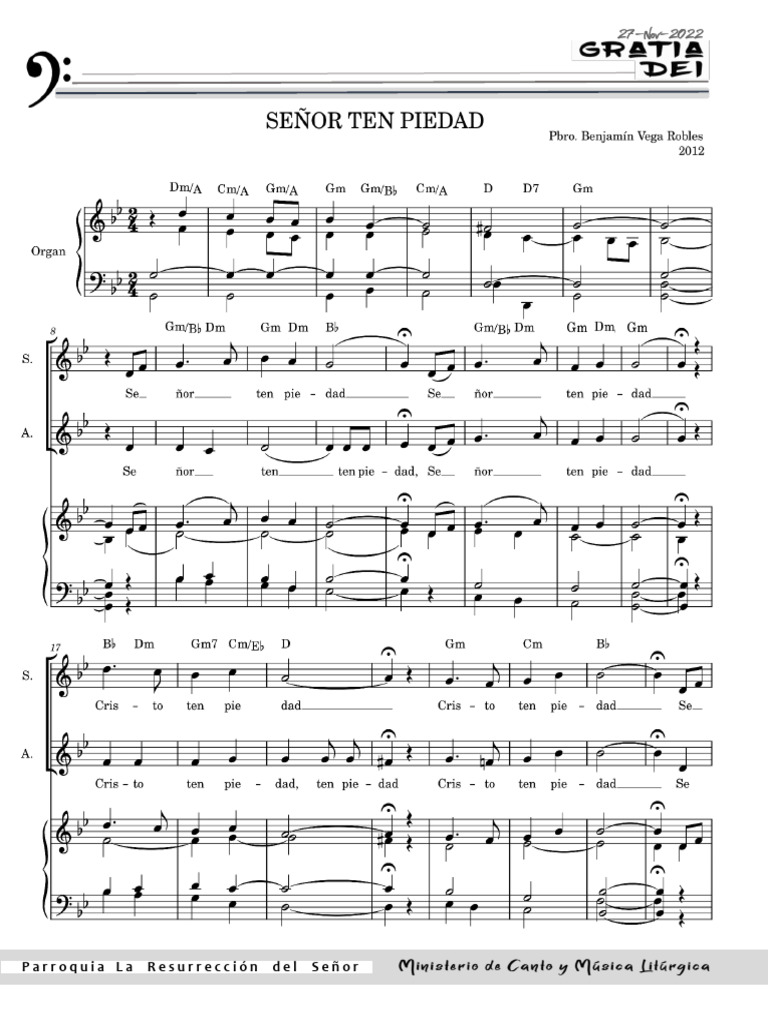 Señor Ten Piedad Benjamin Robles | PDF