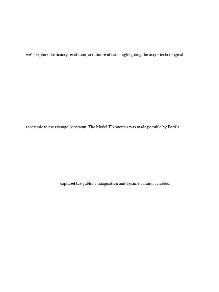 The Evolution of Cars: From Gas to Electric | PDF | Car | Electric Vehicle