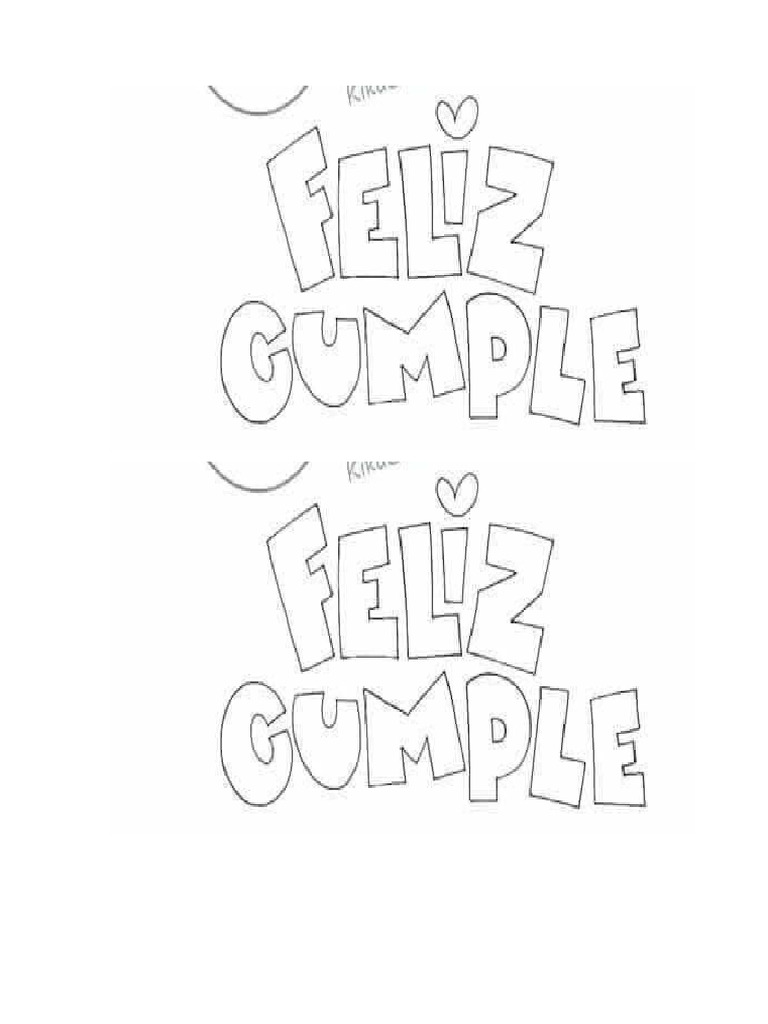 Cartel de Cumpleaños | PDF