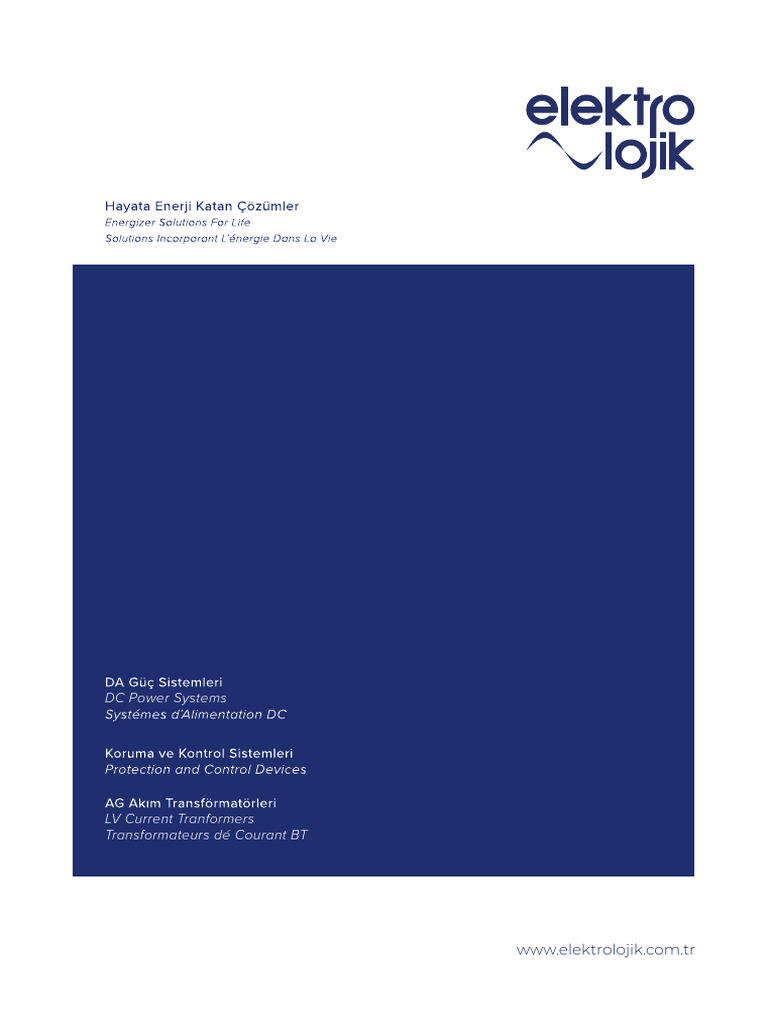 ELEKTROLOJIK OLCU KONTROL Katalog 2025 | PDF