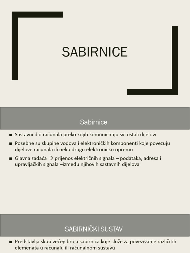 Sabirnice GR | PDF