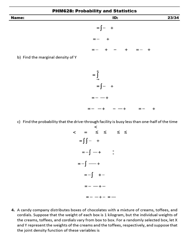 Assignments MA-55 | PDF | Measure Theory | Statistical Models