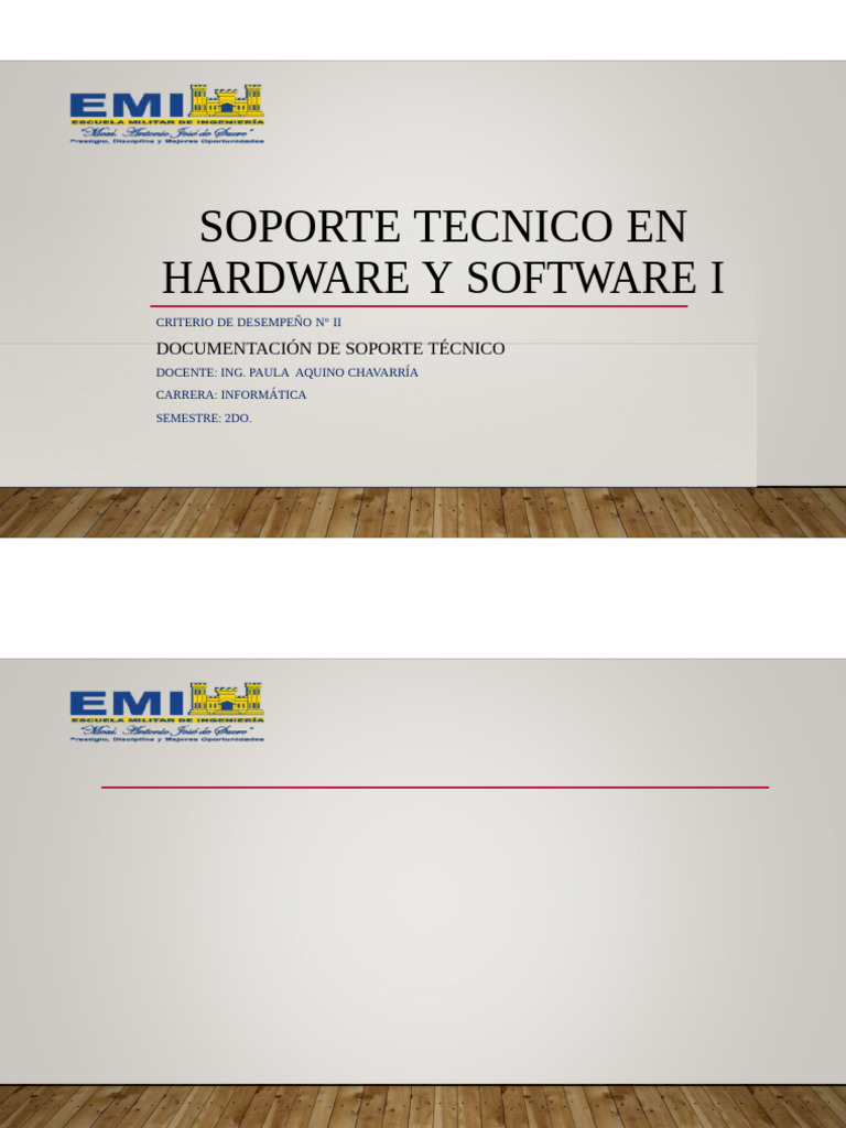 Documentación de Soporte Tecnico | PDF | Soporte técnico | Hardware de la computadora