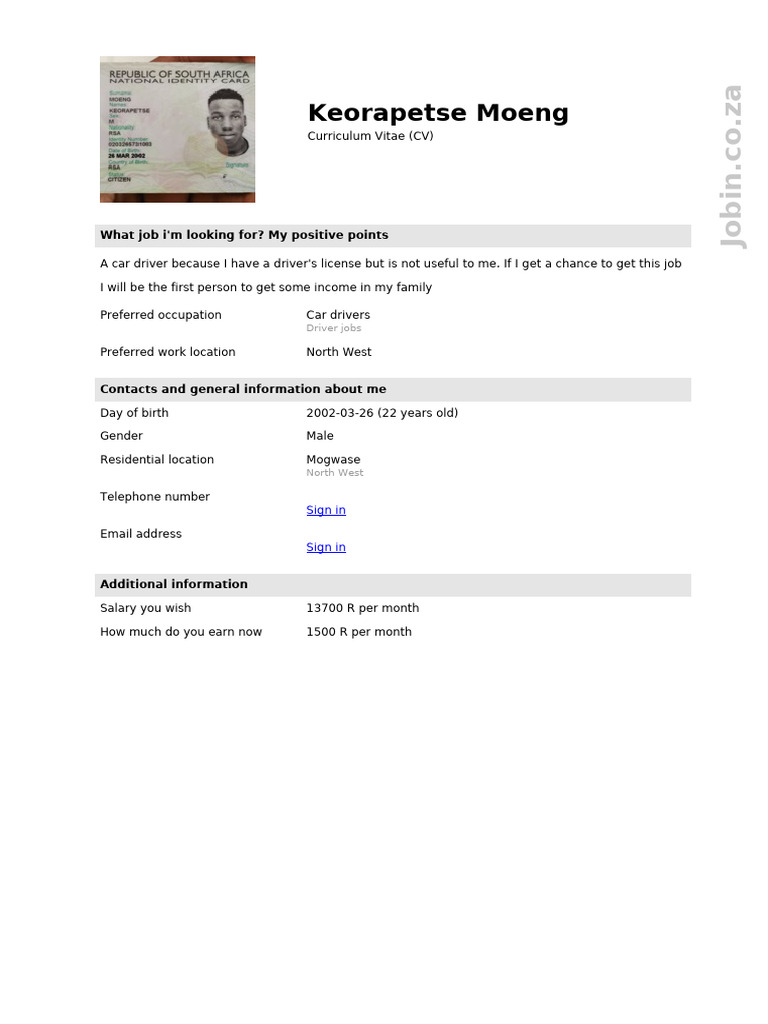 Keorapetse Moeng 215427 | PDF