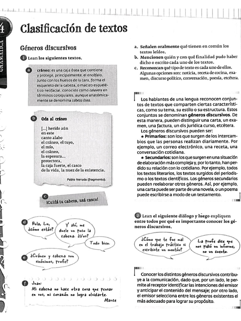 Textos y tramas textuales | PDF