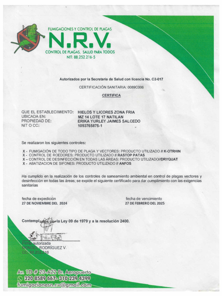 Fumigacion NRV - Merged | PDF