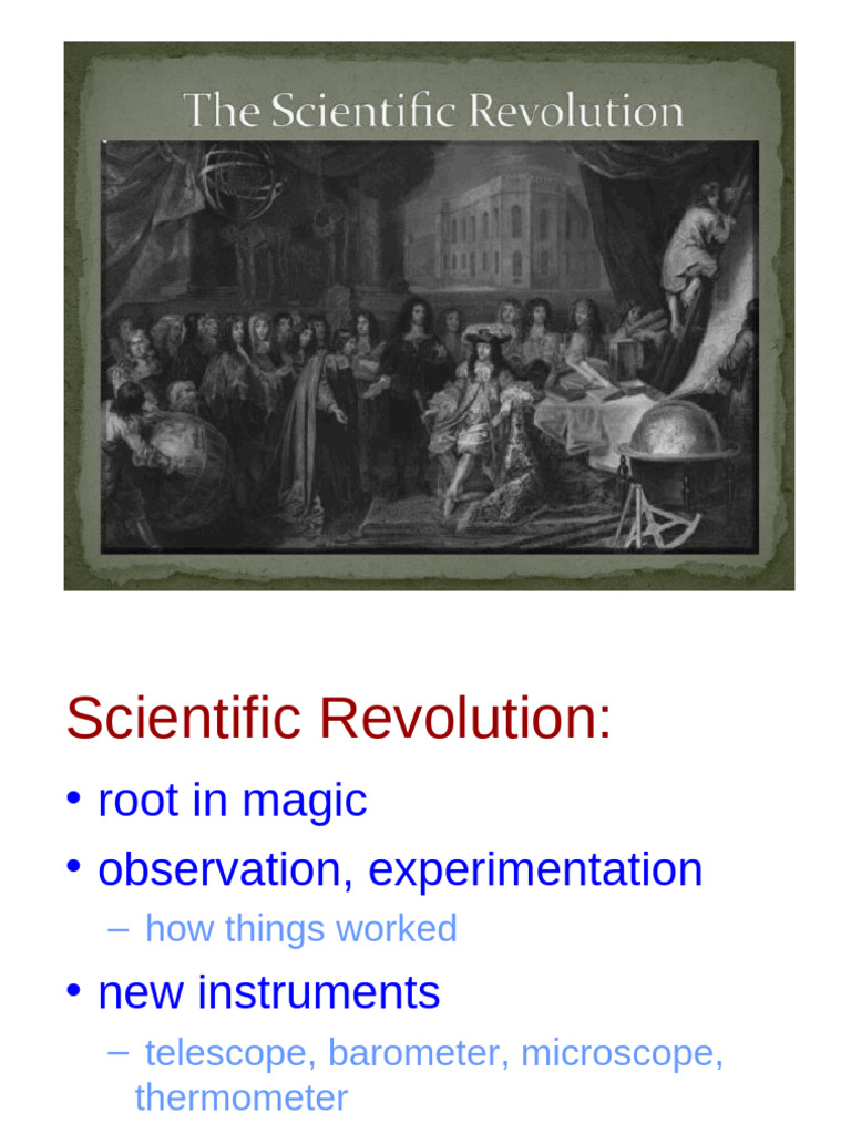 Scientific Revolution | PDF