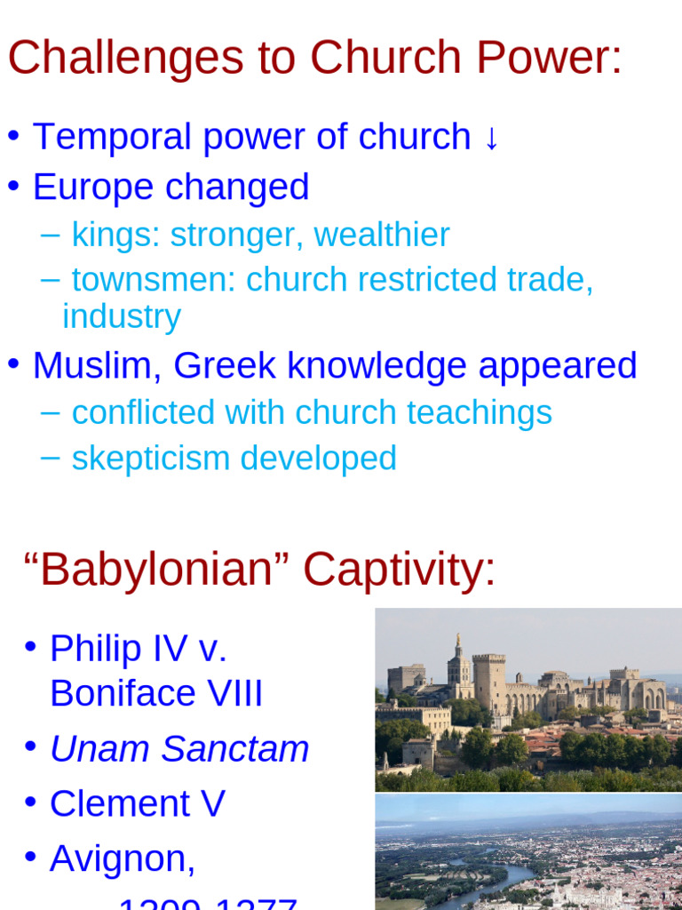 Challenges To Church Power | PDF