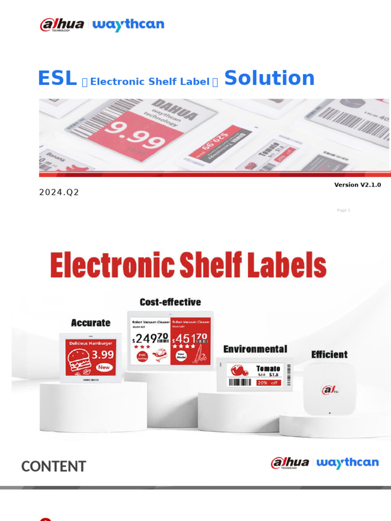 Retail - Smart Operation - ESL Solution 2024 | PDF | Computing ...