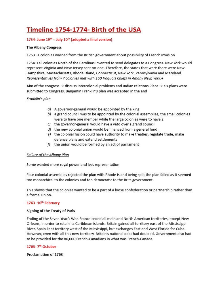 Bousa Timeline - PDF THINKSWAP | PDF | English Colonization Of The ...