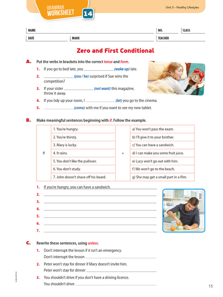 Zero and First Conditional | PDF | Linguistic Typology | Language Mechanics