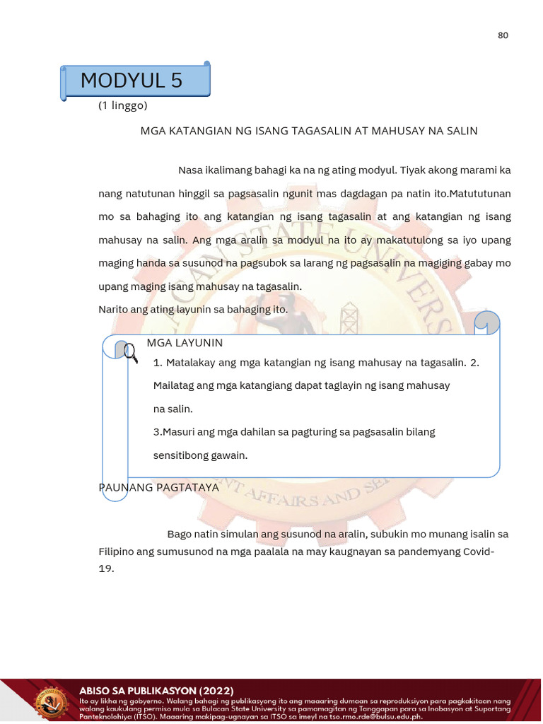 Tagasalin | PDF