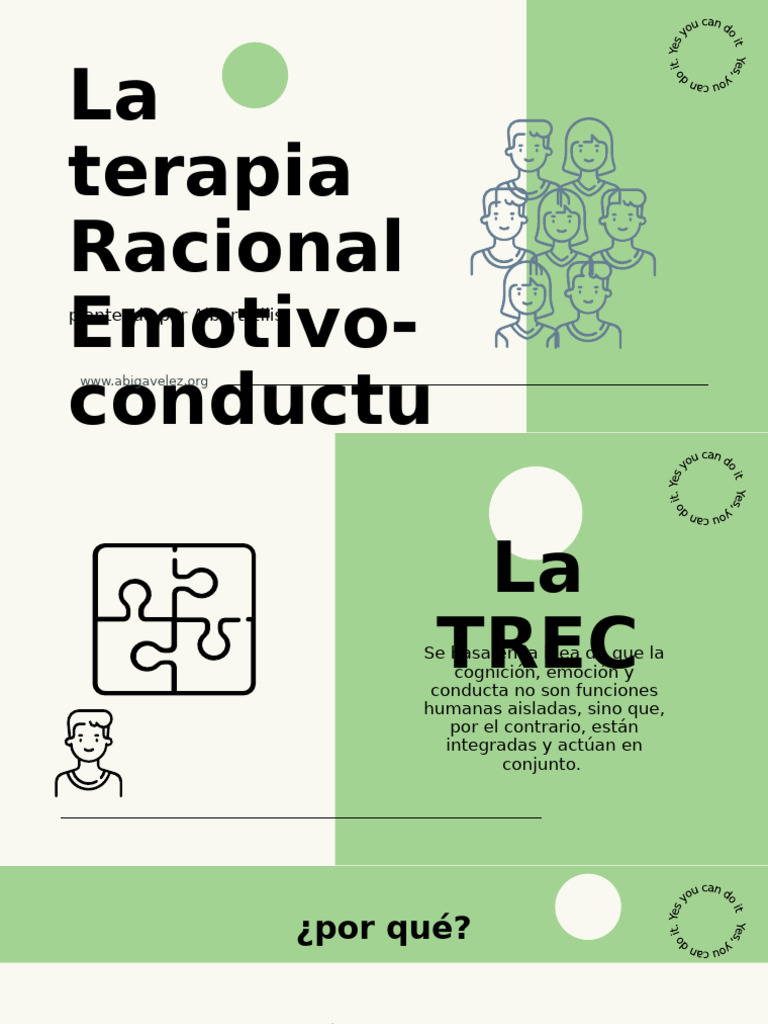 El Abc de La Trec | PDF | Terapia racional de comportamiento emotivo | Epistemología