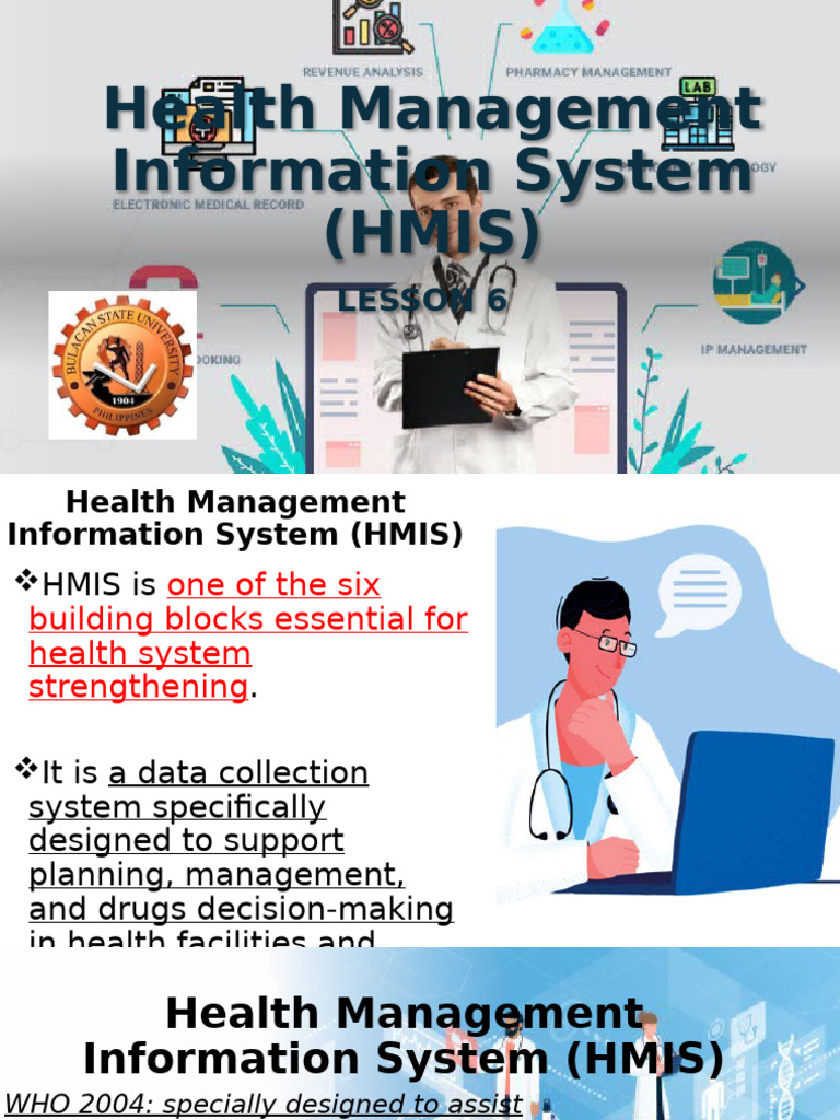 Lesson 6 HMIS 7 Monitoring and Evaluation | PDF | Childbirth | Tuberculosis