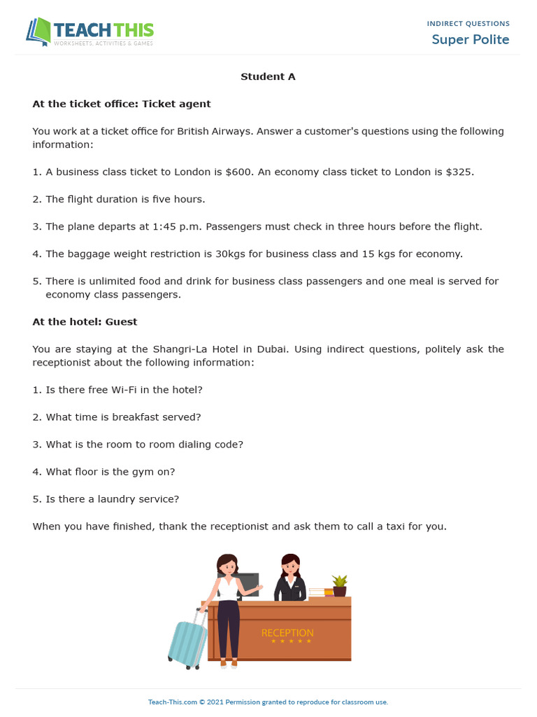 Polite Conversation | PDF | Business Class | Aviation