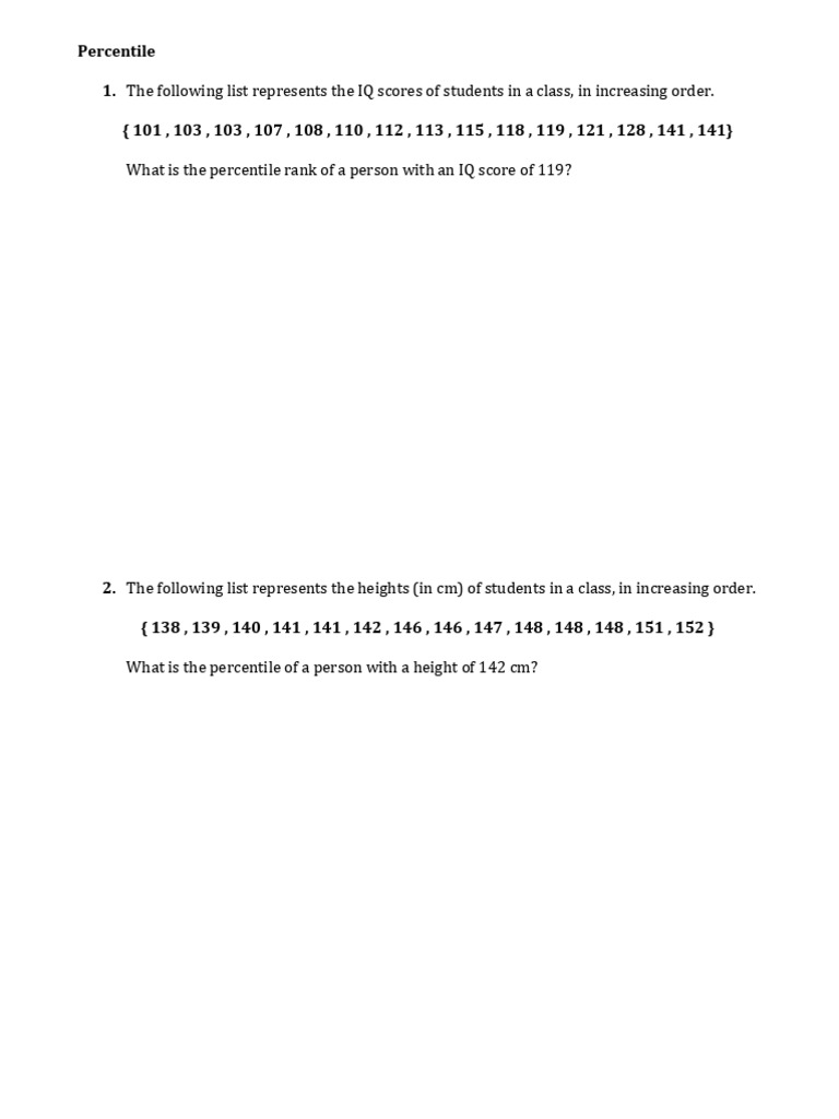 Percentile Ranks for Scores and Salaries | PDF | Percentile | Tests