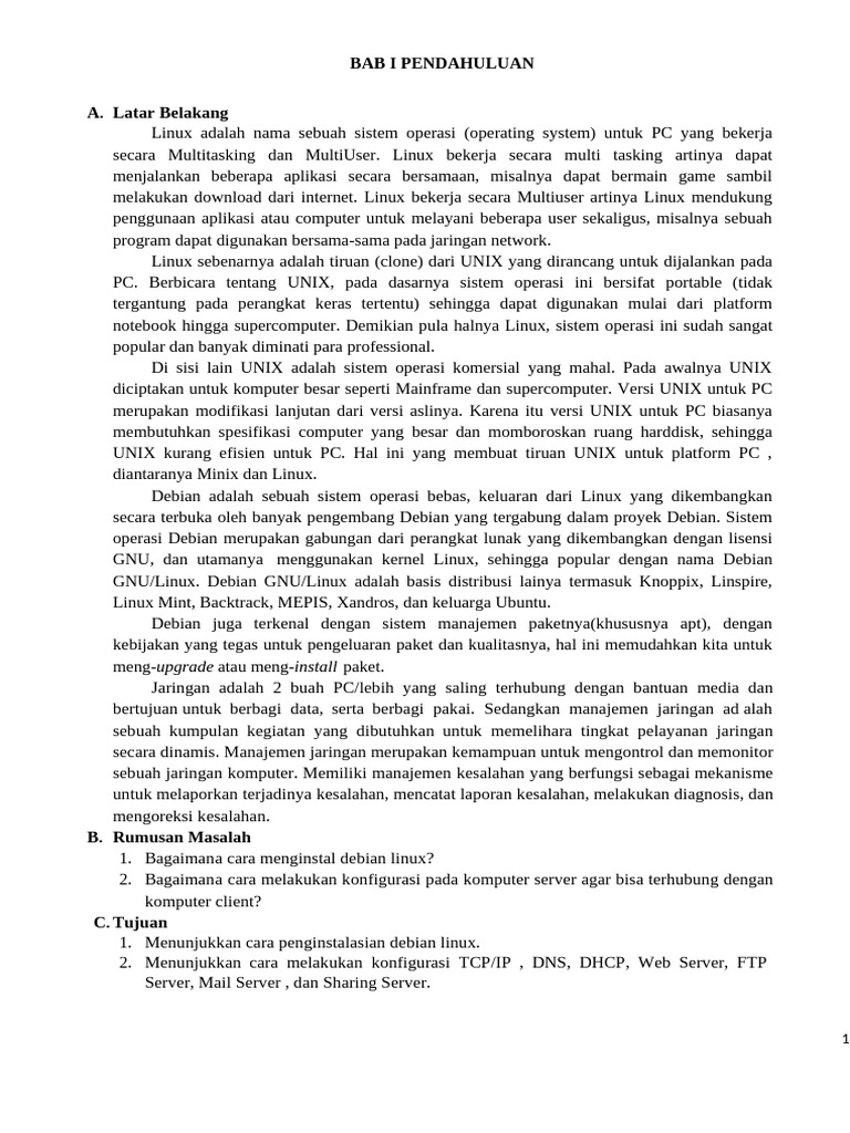 Modul Install Debian | PDF